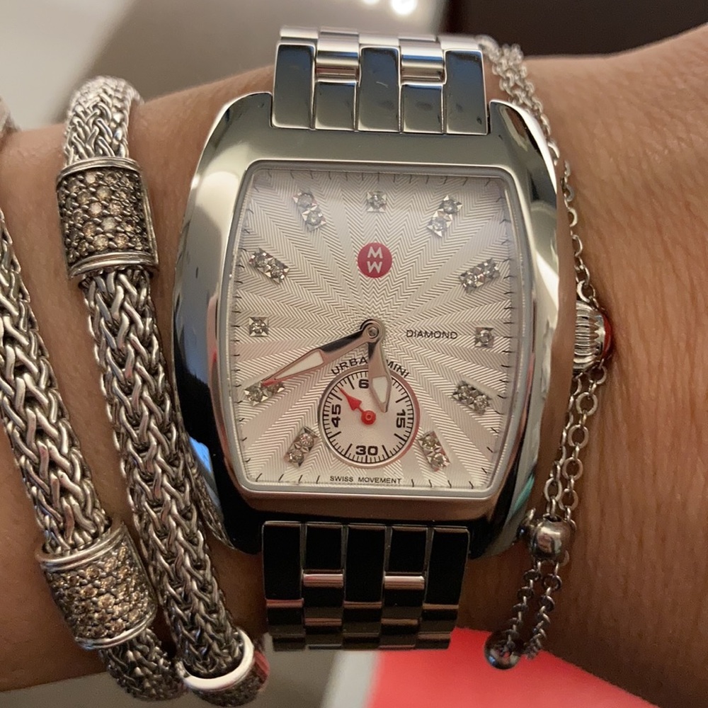 Michele Mini Urban Diamond Watch - Gem